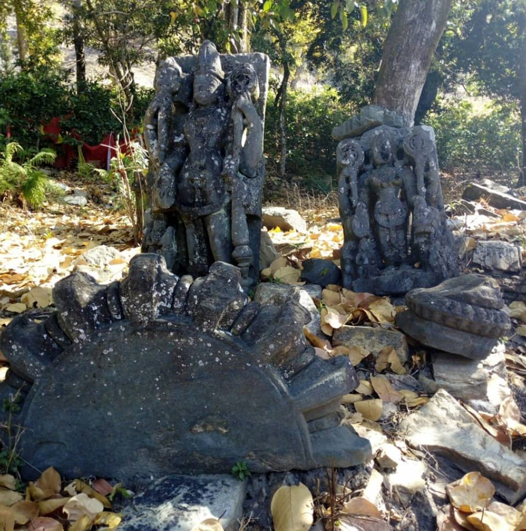 जीर्ण देखिएका शिलालेख एवं मूर्ति ! - NepalKhoj